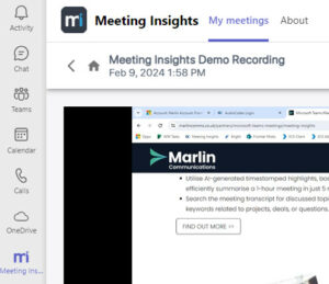 Meeting Insights for Microsoft Teams - AI Meeting Tool